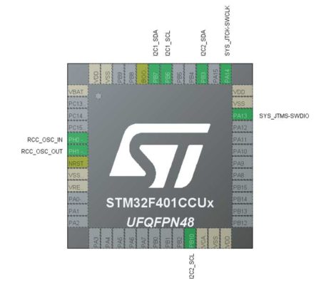 STM32. I2C. Master и Slave. Демо-проект для обмена данными.