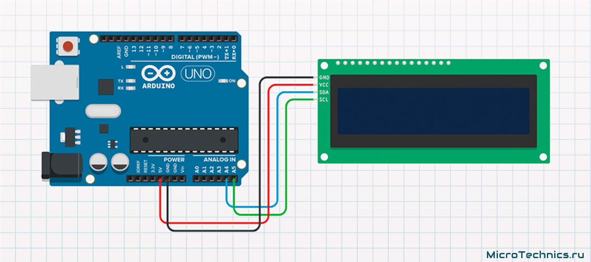 Arduino. LCD 1602. I2C и другие варианты подключения.